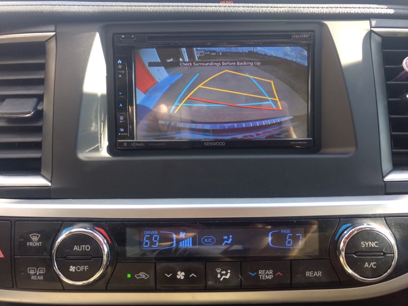 Toyota Highlander Radio Upgrade for Lake City Dealership