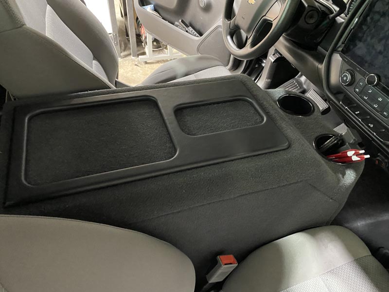 Chevrolet Truck Center Console Enclosure for Gainesville Client